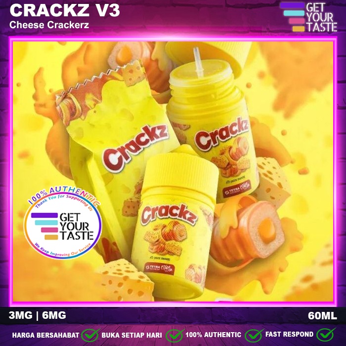Jual Liquid Crackz V3 Cheese Crackerz 60ML by Tetra Indonesia x Vape ...