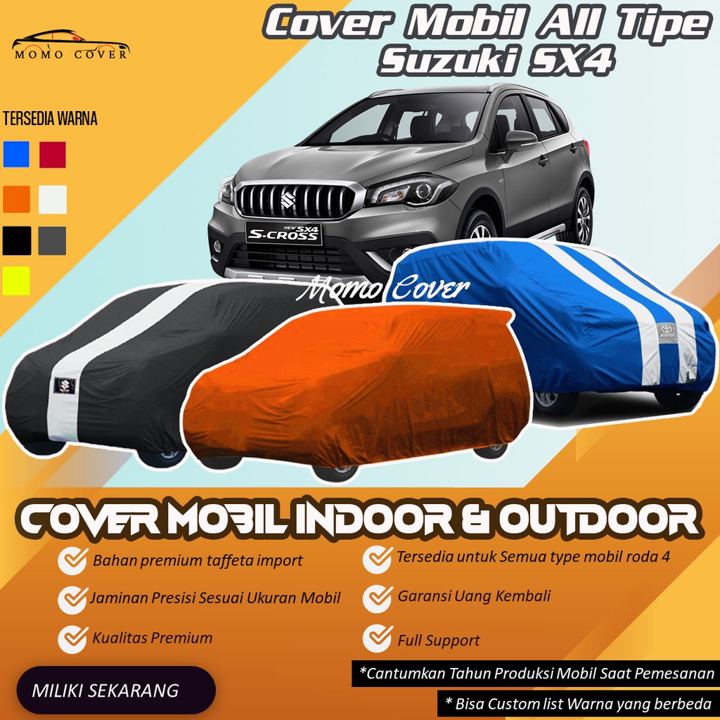 Jual Sarung Mobil premium Suzuki SX4 outdoor MOMO body Cover Mobil Anti ...