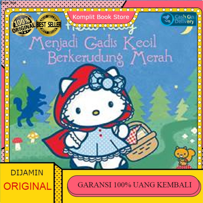 Jual HELLO KITTY: GADIS KECIL BERKERUDUNG MERAH | Shopee Indonesia