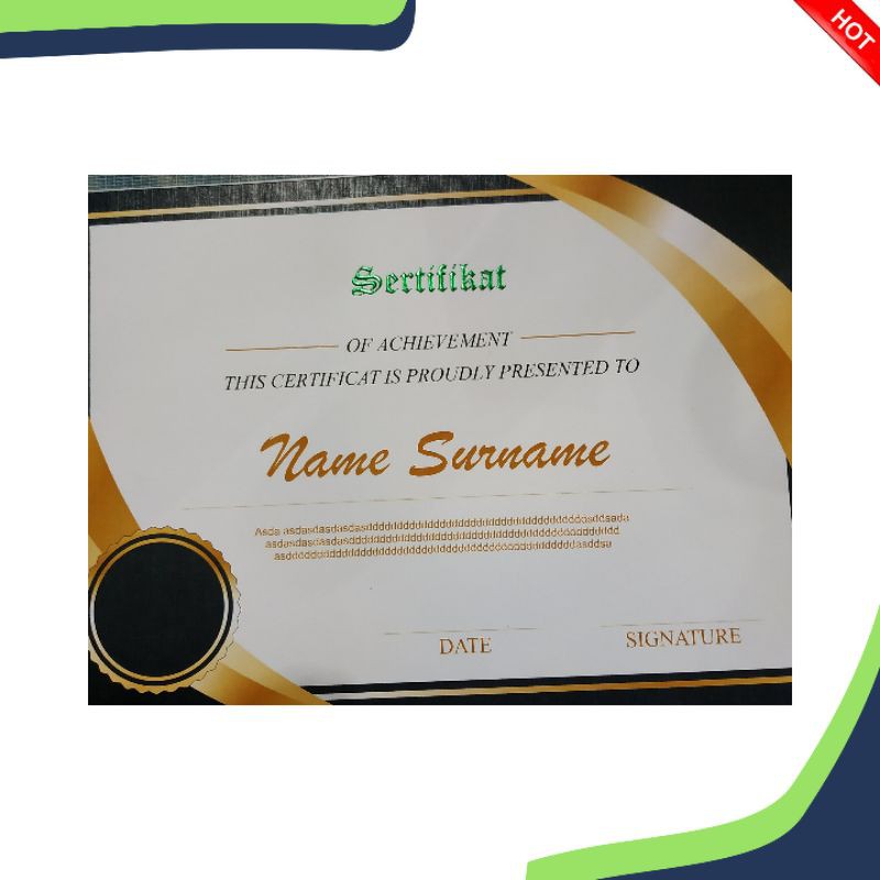 Jual CETAK & CUSTOM PIAGAM SERTIFIKAT HURUF TIMBUL EMAS,PERAK,BIRU ...