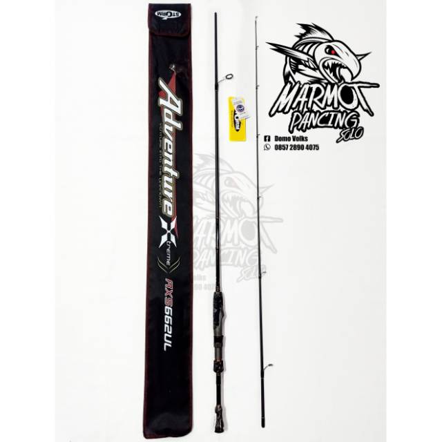 Jual ROD JORAN STORM ADVENTURE XTREME AXS662UL 2 - 6lLB 198CM FUJI ...