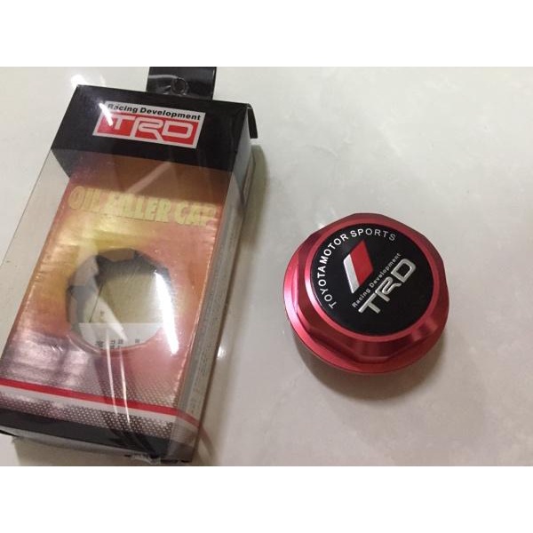 Jual tutup oli oil cap TRD khusus Toyota fortuner 06-15 | Shopee Indonesia