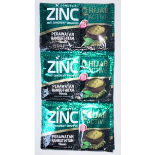Jual ZINC SHAMPOO 1 SACHET 10 ML ISI 2 PCS ACTIVE COOL FRESH ANTI ...
