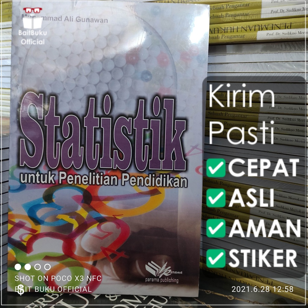 Jual Statistik Untuk Penelitian Pendidikan Muhammad Ali Gunawan ...