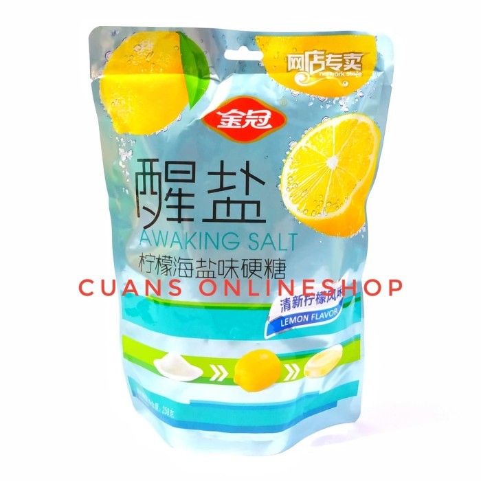 Jual Awaking Salt Rasa Lemon Mirip Permen Himalaya Salt, Sea Salt Candy ...