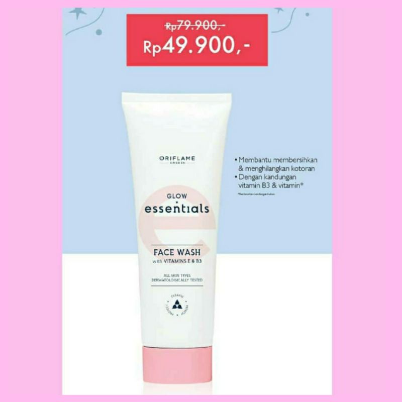 Jual Glow Essentials Gel Face Wash | Shopee Indonesia