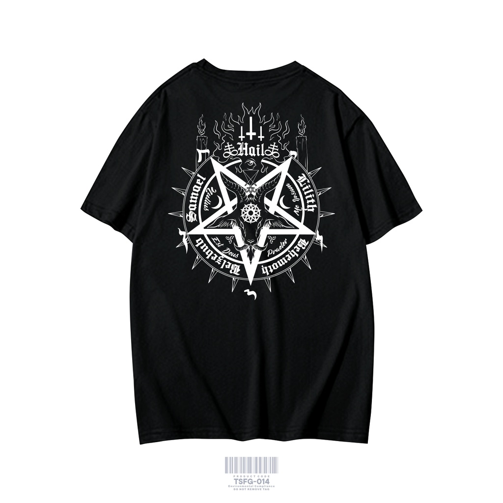Jual SATANIC TSHIRT HAIL SATAN BAJU DISTRO PAKAIAN PRIA | Shopee Indonesia