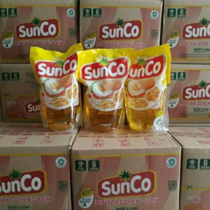 Jual *Promo* Sunco Minyak Goreng Pouch 2 Ltr - Isi 6Pouch/Dus | Shopee ...