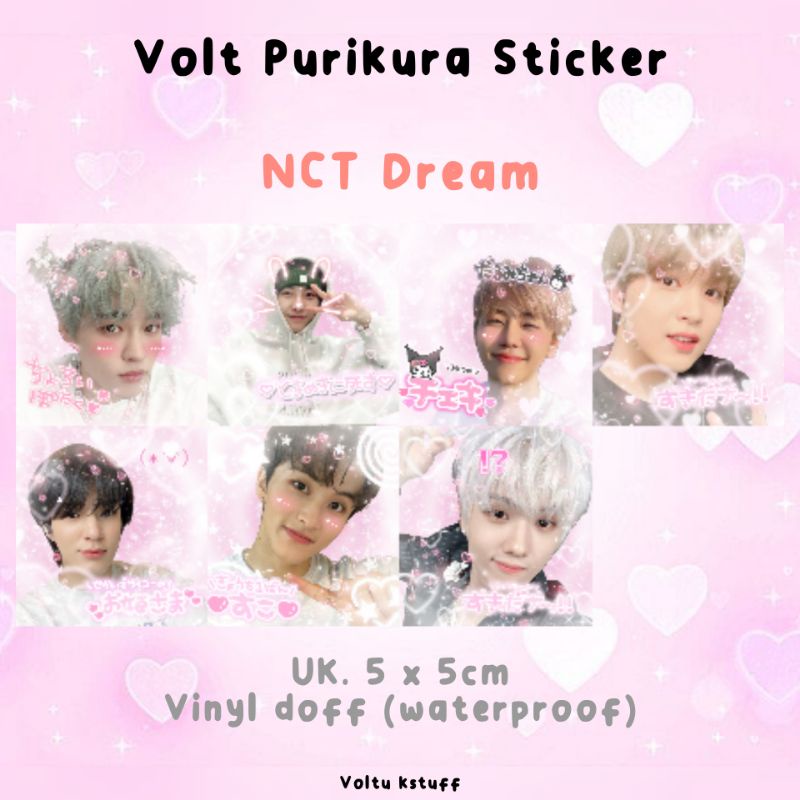 Jual Volt sticker purikura NCT dream sellkor Japan kawaii lucu freebies ...