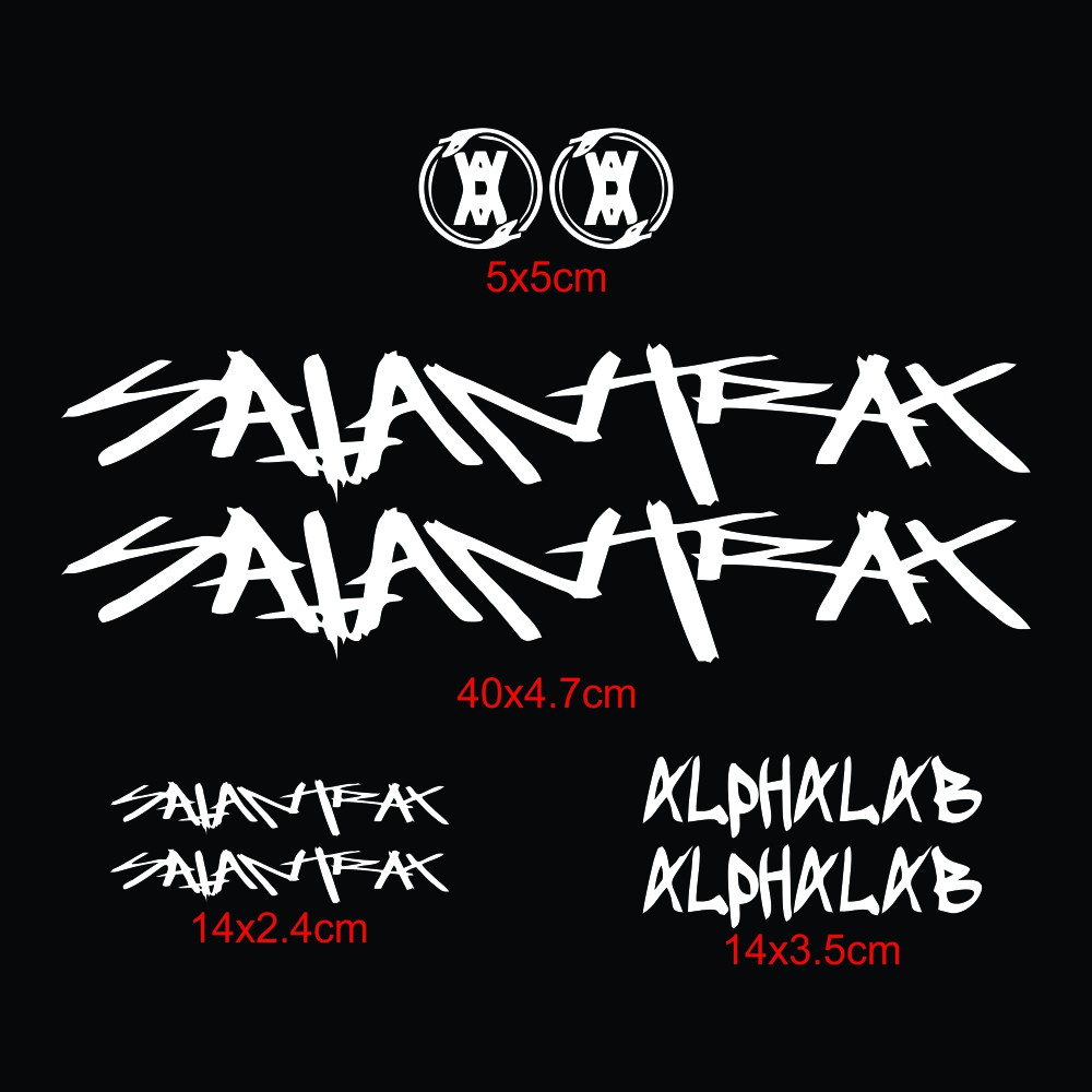 Jual Stiker Pack Sepeda Alphalab Satantrax - Bicycle Decal Sticker ...