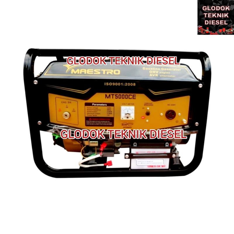 Jual Genset 3000 watt 100% Full Tembaga / Maestro MT 5000 CE ORIGINAL ...