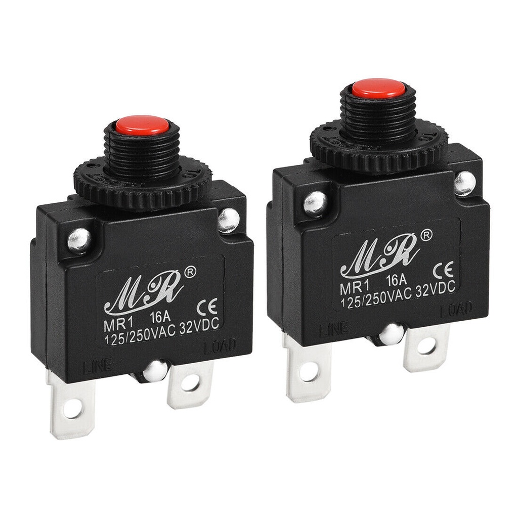 Jual Push Button Circuit Breaker / resettable fuse / Overload Protector ...