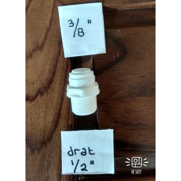 Jual Fitting drat luar 1/2 x colok 3/8 inch | Shopee Indonesia