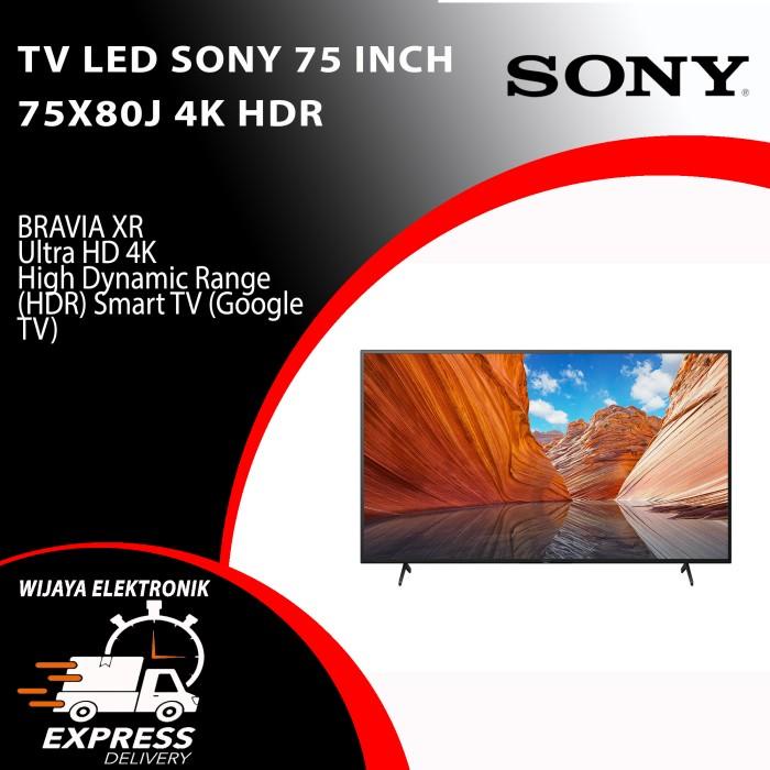 Jual Tv Ku Tv Led 75 Inch Sony Kd75X80J Uhd 4K Google Tv | Shopee Indonesia