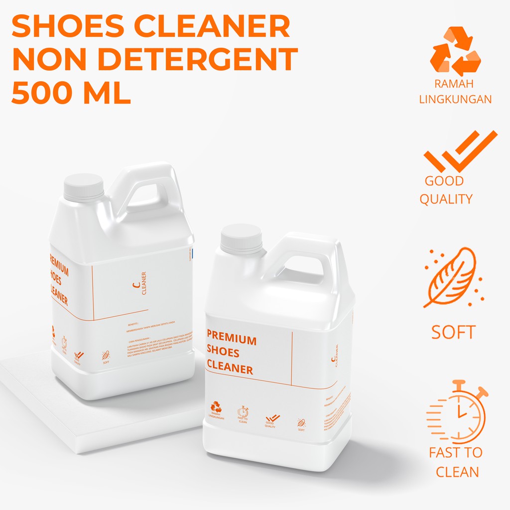 Jual PEMBERSIH SEPATU PUTIH NON DETERGENT PREMIUM SHOE CLEANER SABUN ...