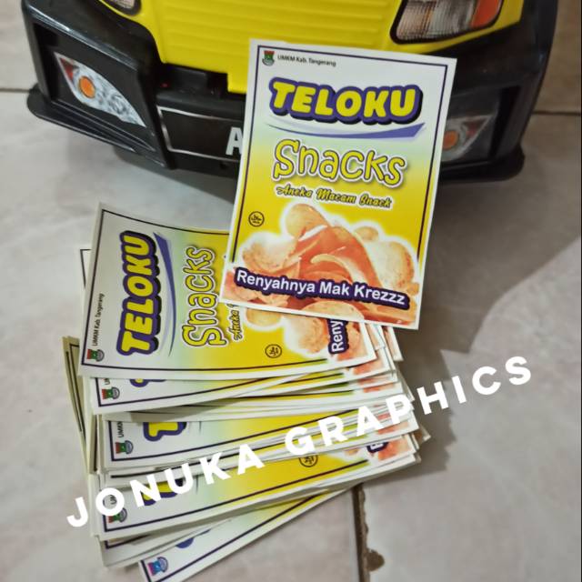 Jual CETAK DAN DESAIN STIKER BAHAN CROMO | Shopee Indonesia