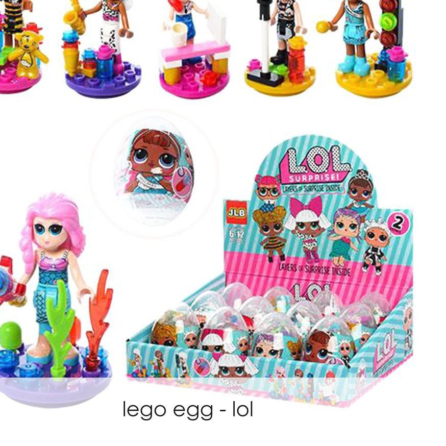 Jual MPB Edufuntoys - LEGO EGG - LOL / surpeise egg lego/ telur kejutan ...
