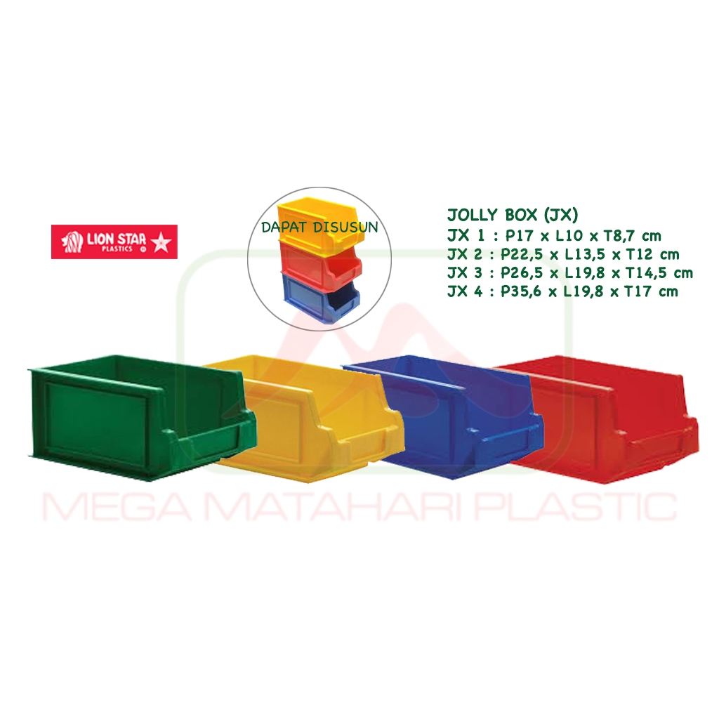 Jual (OJOL) Jolly Box 100 JX1 P17xL10xT9 Lion Star (Spare Part Case ...