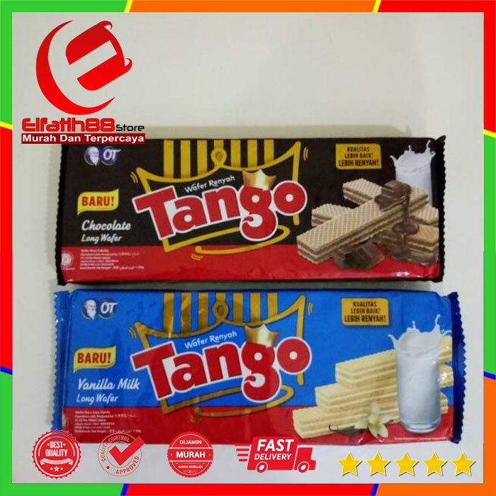 Jual Wafer Tango Rasa Vanilla dan Cokelat - 130gr | Shopee Indonesia