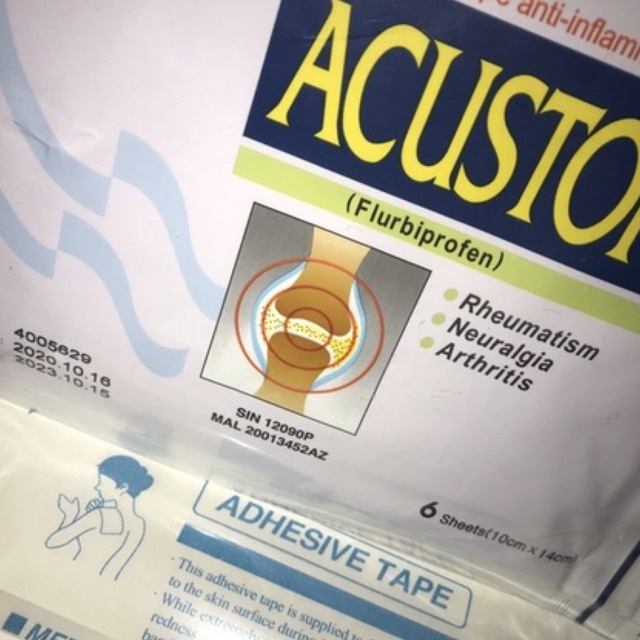Jual Acustop Cataplasma 6s x 14cm | Shopee Indonesia
