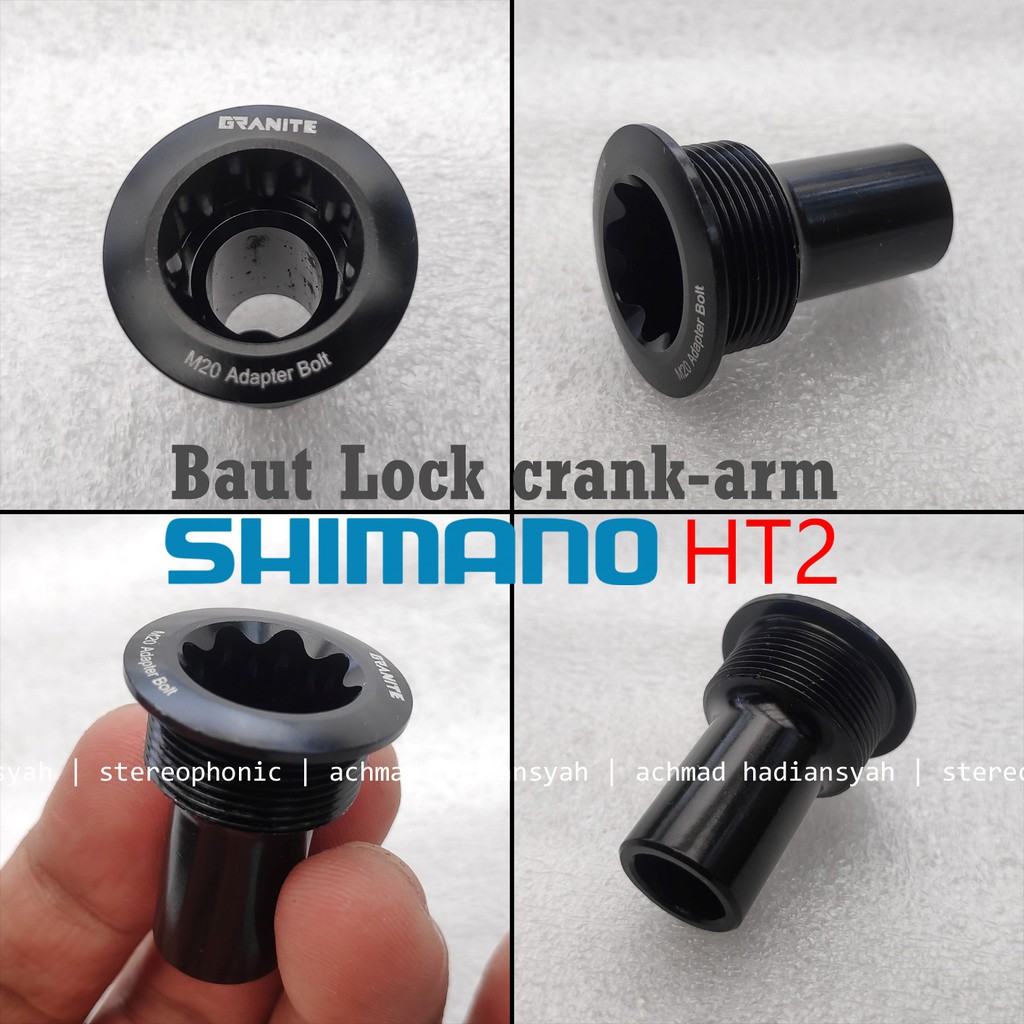 Jual CNC Alloy Material.. GRANITE M20 Adapter BAUT Arm Crank Adapter ...