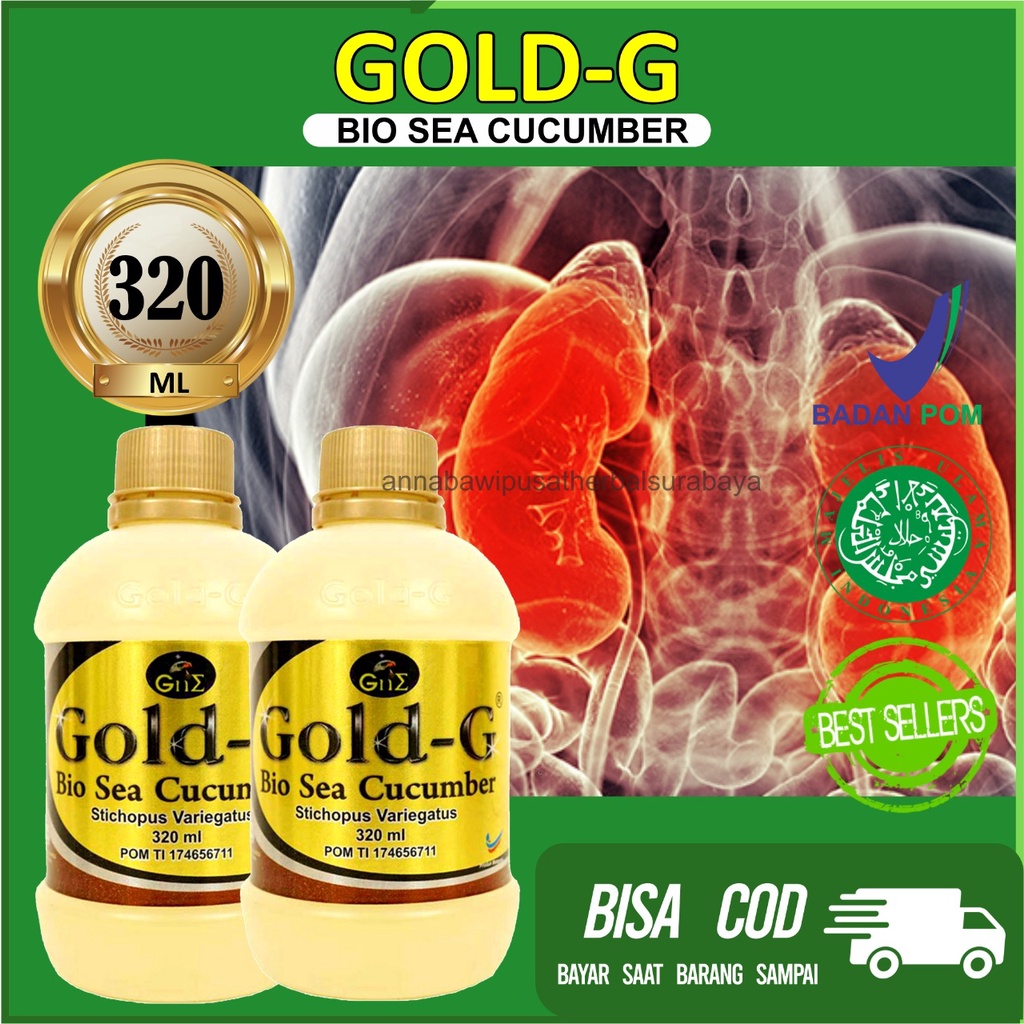 Jual Jelly Gamat Gold G ( Gamat Gold-G ) Bio Sea Cucumber Original Bpom 320ml | Termurah | Bisa ...