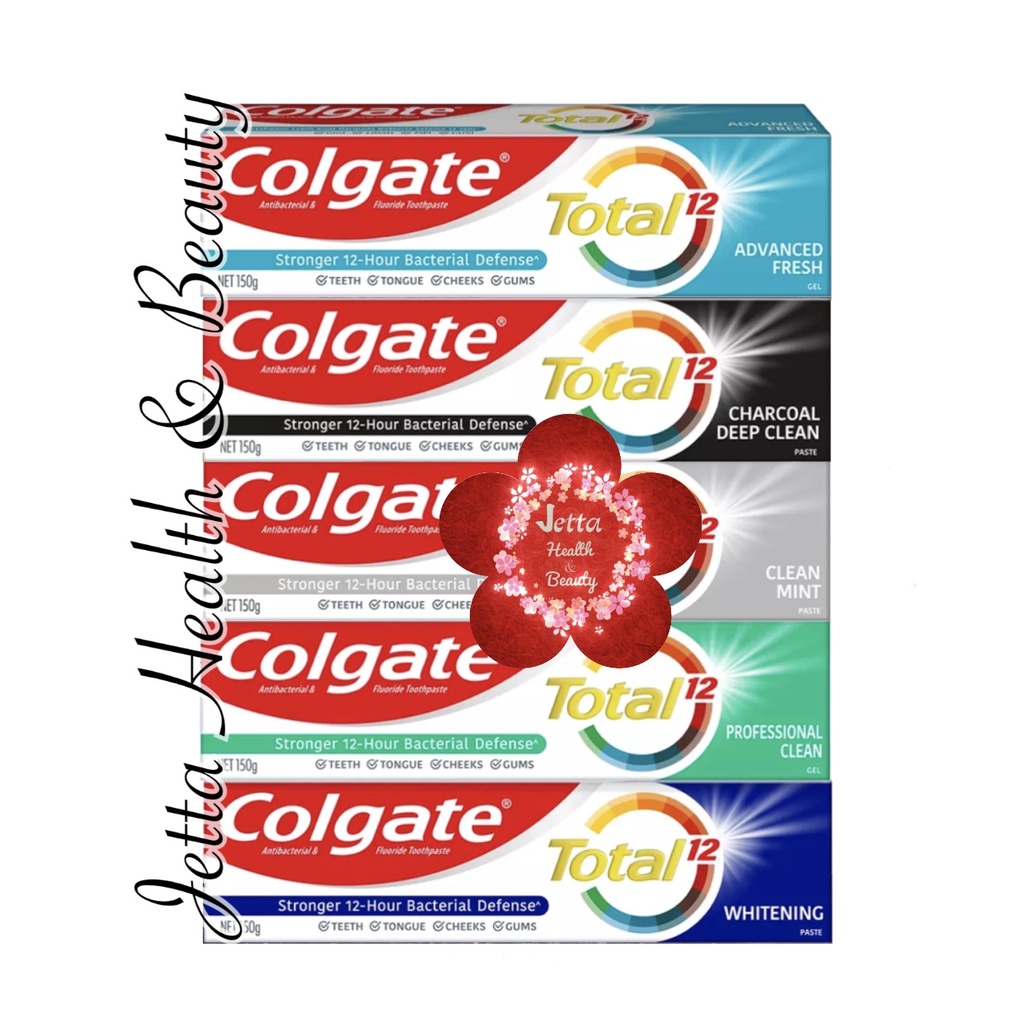 Jual Colgate Total 12 Advanced Fresh Charcoal Deep Clean Clean Mint ...