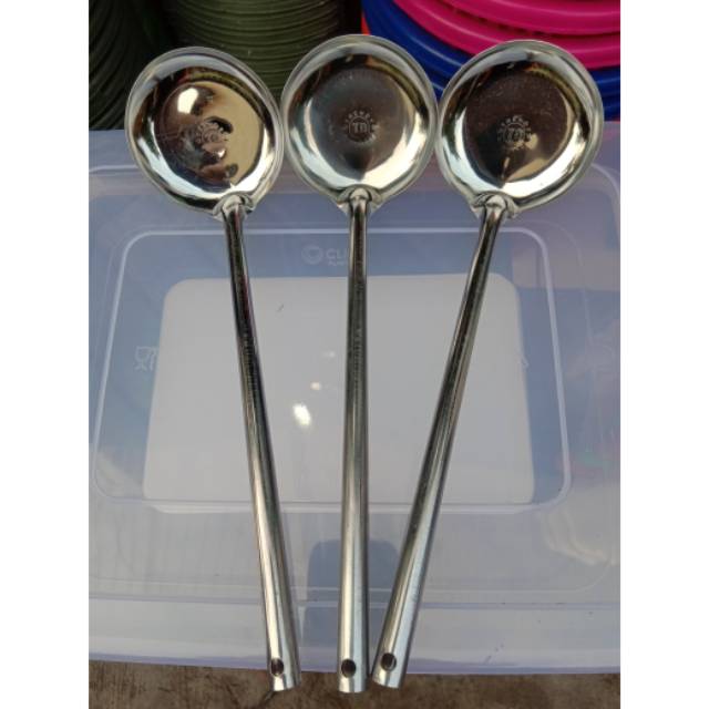 Jual SENDOK SAYUR STAINLESS 28CM/ IRUS STAINLESS MURAH / CENTONG SAYUR ...