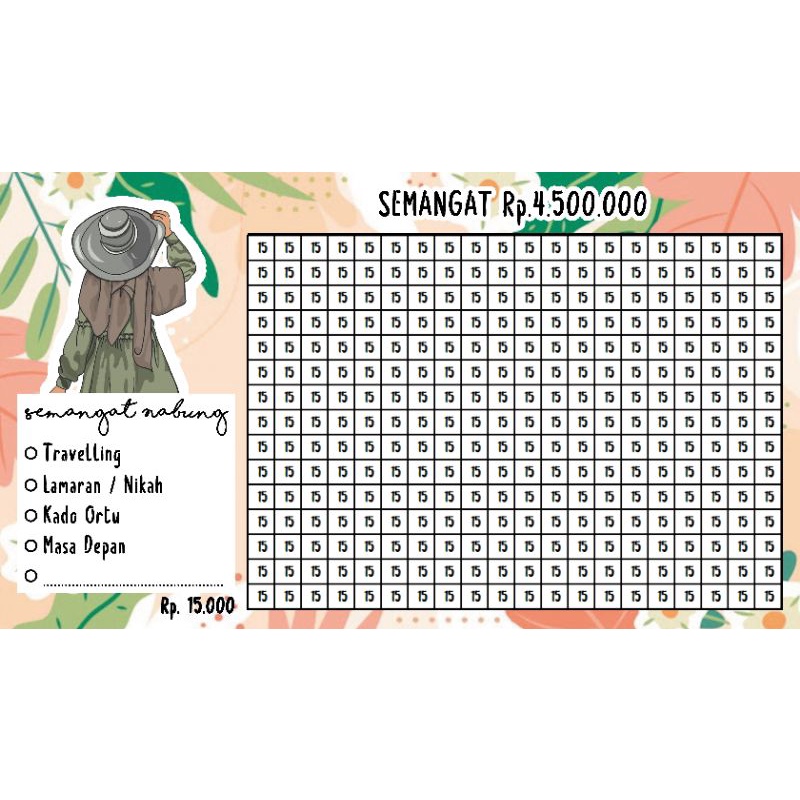 Jual STIKER CELENGAN TARGET / STIKER TABUNGAN TARGET / STIKER | Shopee ...
