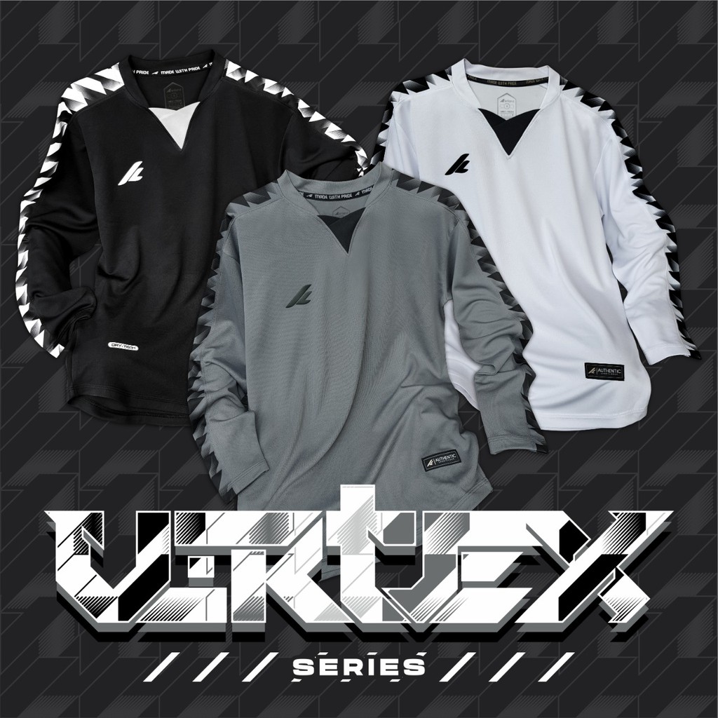 Jual Jersey Lengan Panjang VORTEX Series for football/ futsal/ sports ...