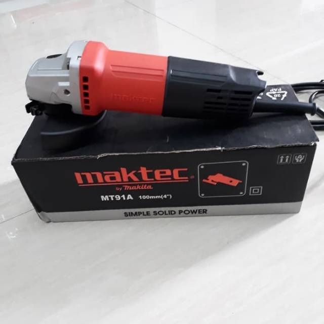 Jual MAKTEC Mesin gerinda tangan MT91A gurinda grinder | Shopee Indonesia