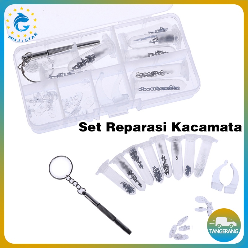Jual Perlengkapan Kacamata/Baut Sekrup Mur Obeng Nose Pad Earhook Nosepad/Set Reparasi Kacamata ...