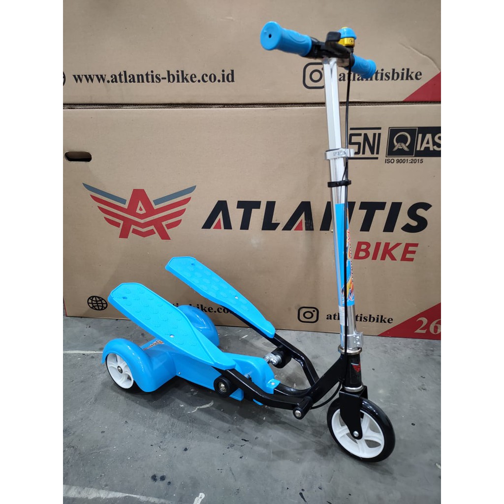 Jual Skuter roda 3 injak dual pedal Atlantis LC V1218 | Shopee Indonesia
