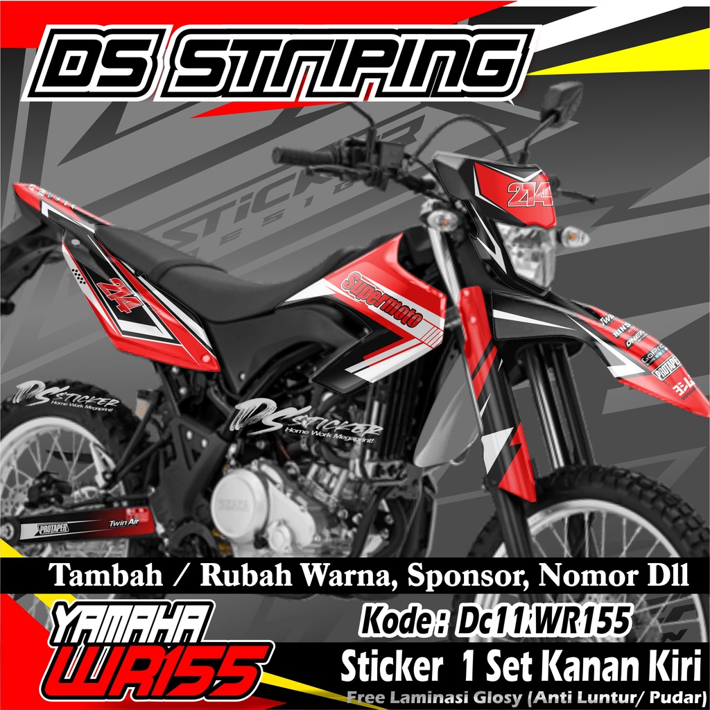 Jual DC11 Stiker Sticker Setiker WR155 Decal Fullbody List Variasi ...