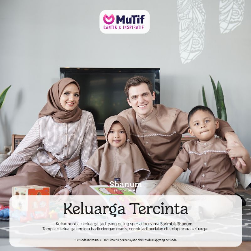 Jual Mutif Shanum Sarimbit Series Couple Keluarga Busana Muslim Couple Keluarga | Shopee Indonesia