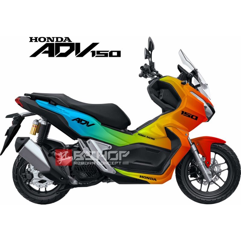 Jual Decal Full Body ADV 150 adventure gradasi variasi sticker motor ...