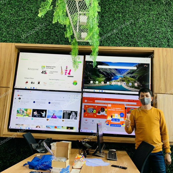 Jual Multiple Monitors Display untuk 4 TV Extend Display (Tampil Beda ...