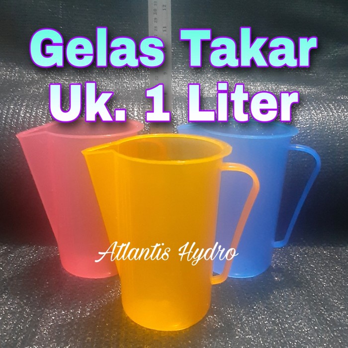 Jual Gelas Takar Plastik 1 Liter / Gelas Ukur Nutrisi 1000 ML MURAH ...