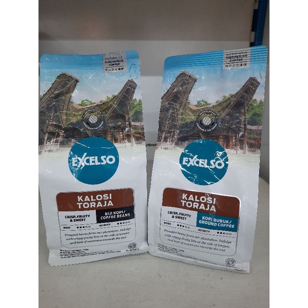 Jual Excelso Kalosi Toraja 200 gr (biji / bubuk) | Shopee Indonesia