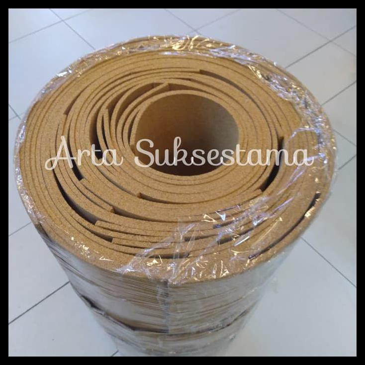 Jual STOK BARU CORK BOARD 2MM / GABUS PATAH MADING / CORK SHEET PAKET ...