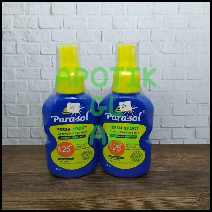 Jual Parasol Fresh Sport Cooling Mist Sun Spray Uv Defense Spf25+ 60Ml ...