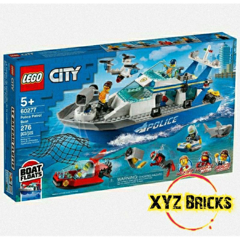 Jual LEGO 60277 - City Police Patrol Boat | Shopee Indonesia