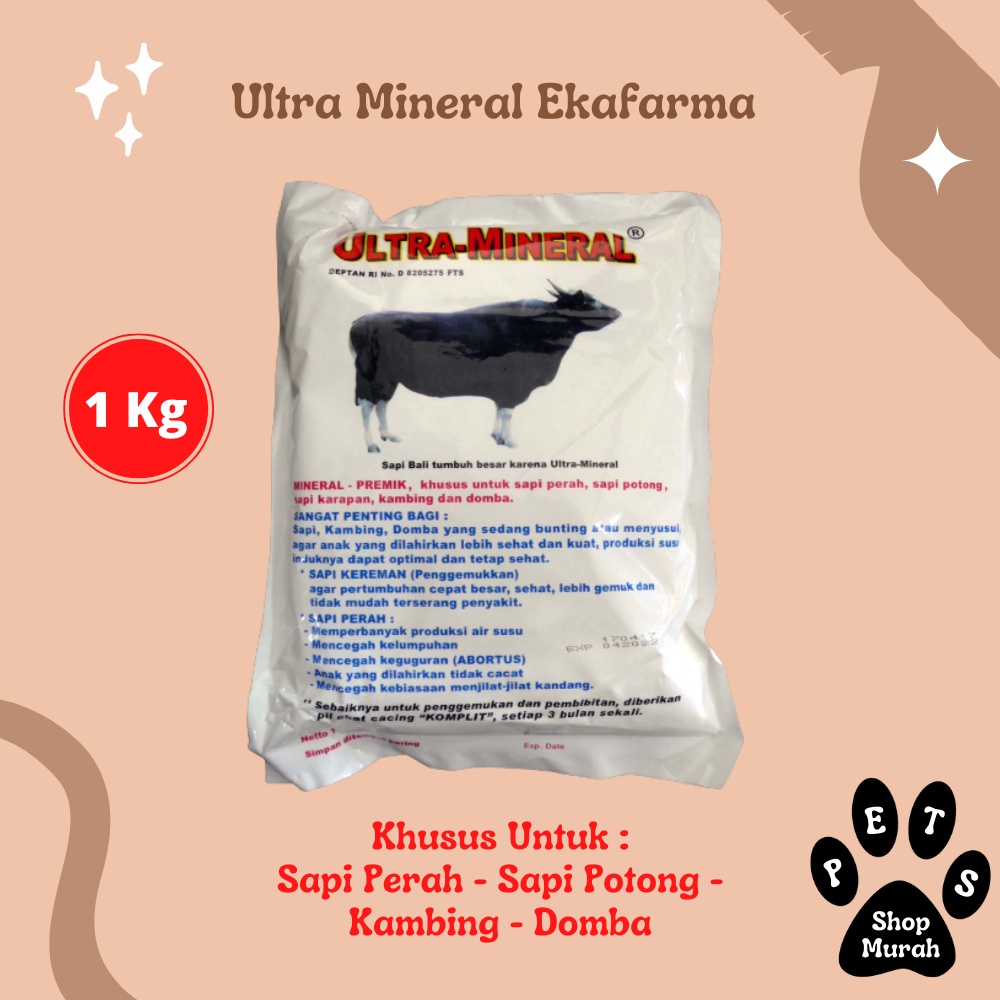 Jual Pakan Sapi Perah/Sapi Potong/Kambing/Domba Mineral / Ekafarma ...