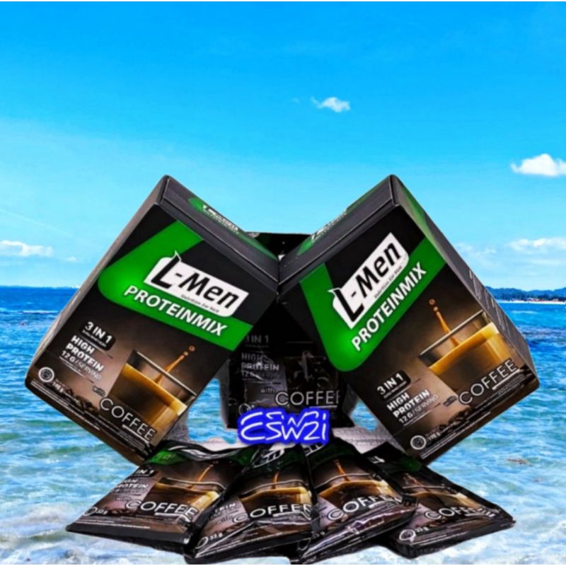 Jual L-Men Protein Mix Coffee L-Men Proteinmix 33 g/ 6 Sachets | Shopee ...