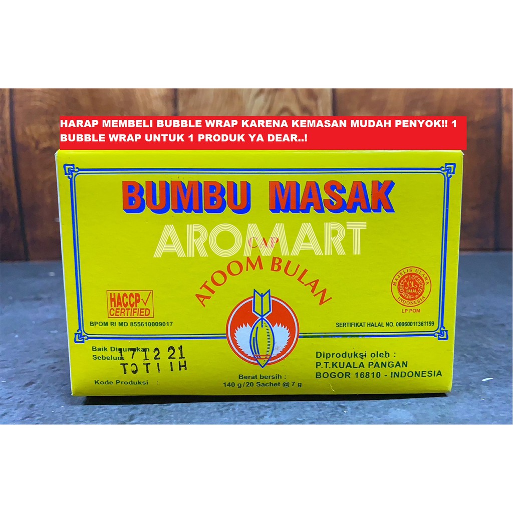 Jual Bumbu Masak Cap Atom Bulan - 140g | Shopee Indonesia