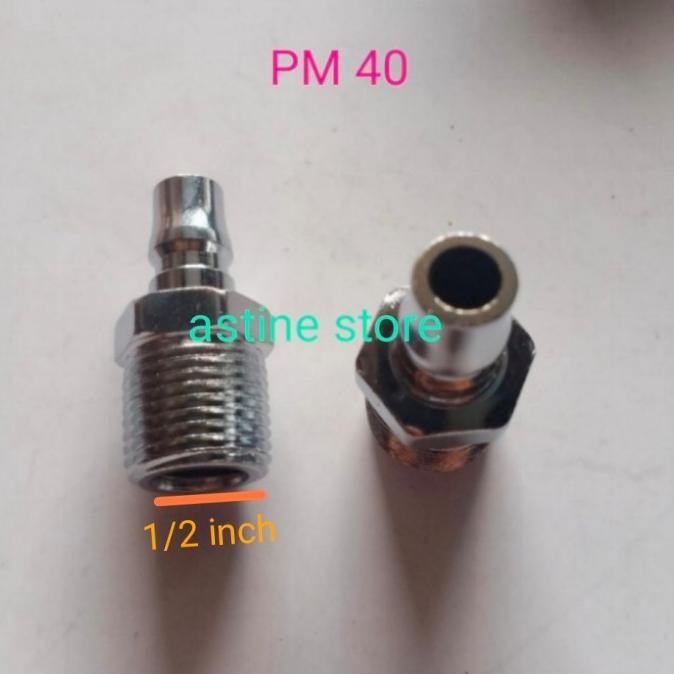Jual Quick coupler/copler/kopler/coupler angin PM40/Drat luar 1/2 ...