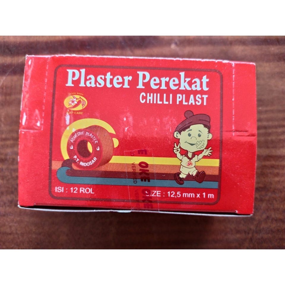 Jual Plester Luka Roll CHILLI PLAST 12,5 mm x 1 m | Shopee Indonesia