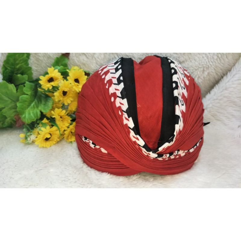Jual BLANGKON JOGJA PRIA KEMITIR MERAH BATIK TOPI TRADISIONAL COWOK ...
