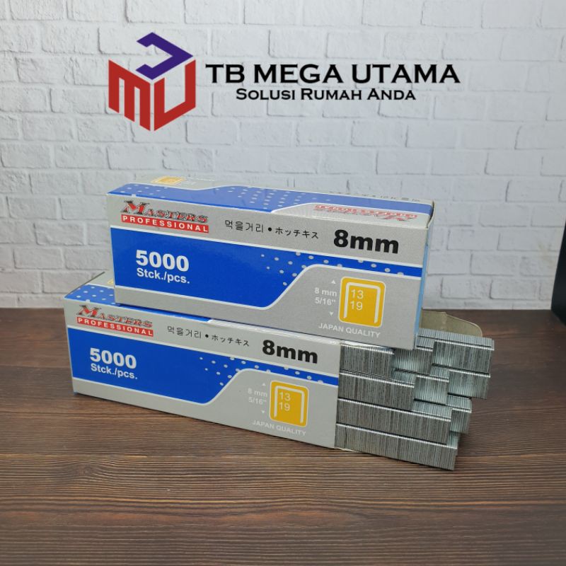 Jual Isi Staples 8 mm Masters Professional | Shopee Indonesia