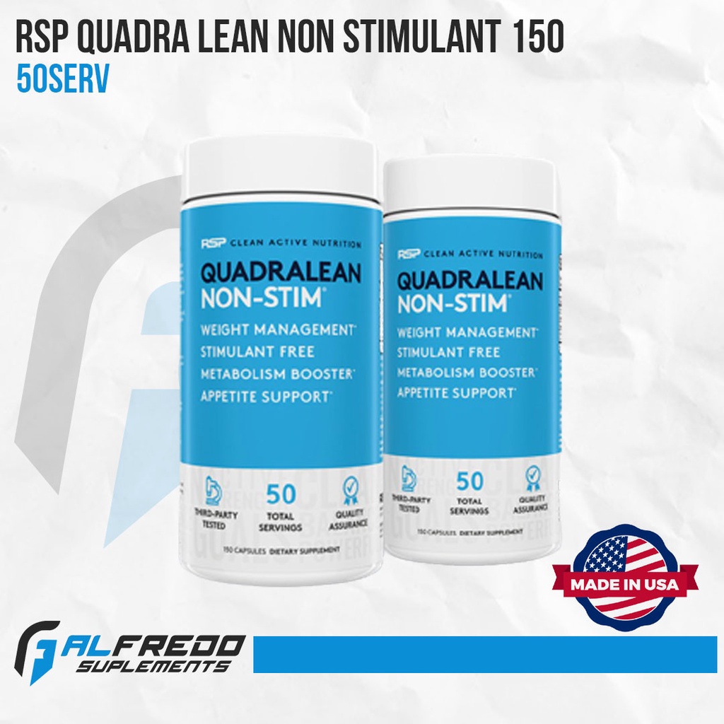 Jual RSP Quadra lean 150 Caps Non Stim Warna Putih Quadralean Fat ...